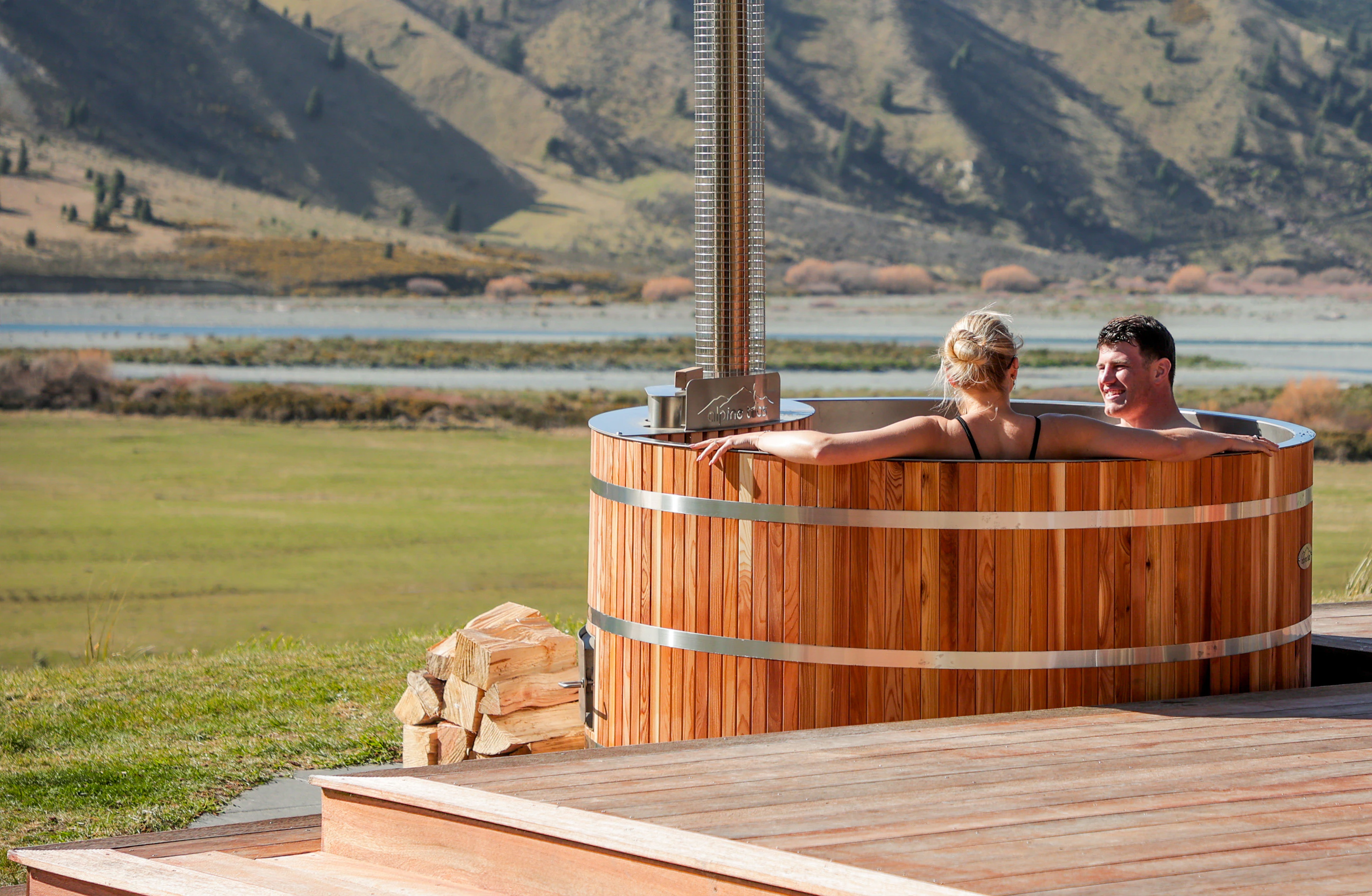 Fiordland | Durable Wood Fired Hot Tub | Alpine Spas™ AU