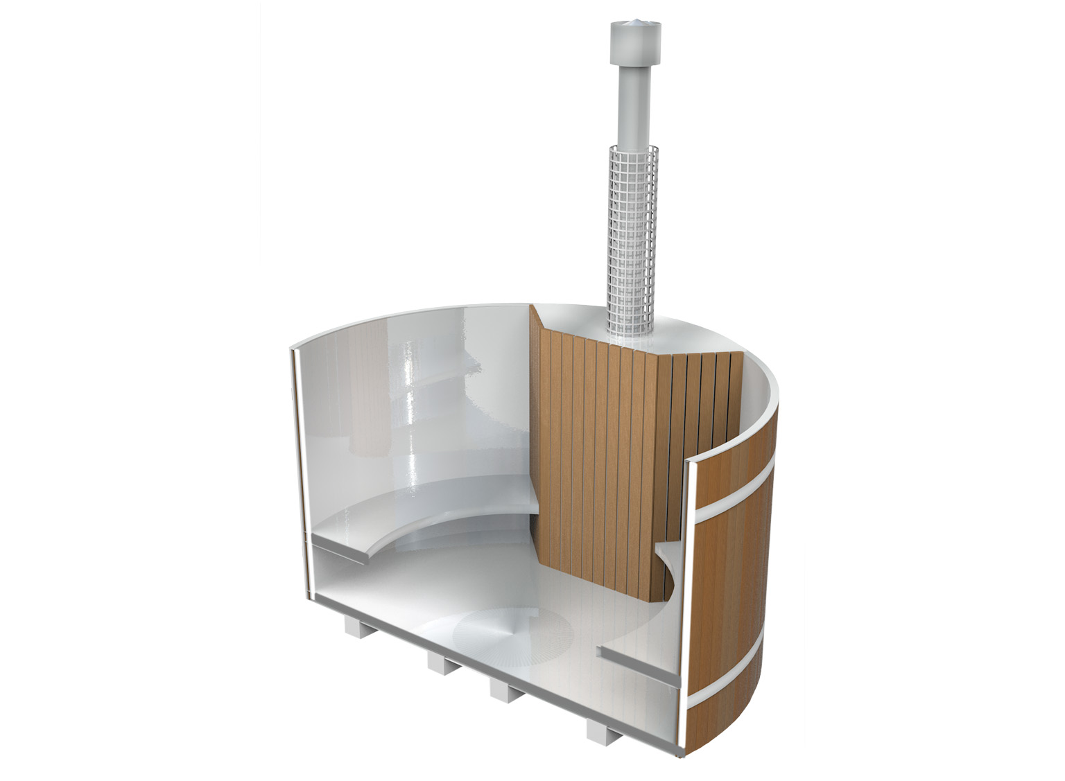 Beaumont | Entry-Level Wood Fired Hot Tub | Alpine Spas™ NZ