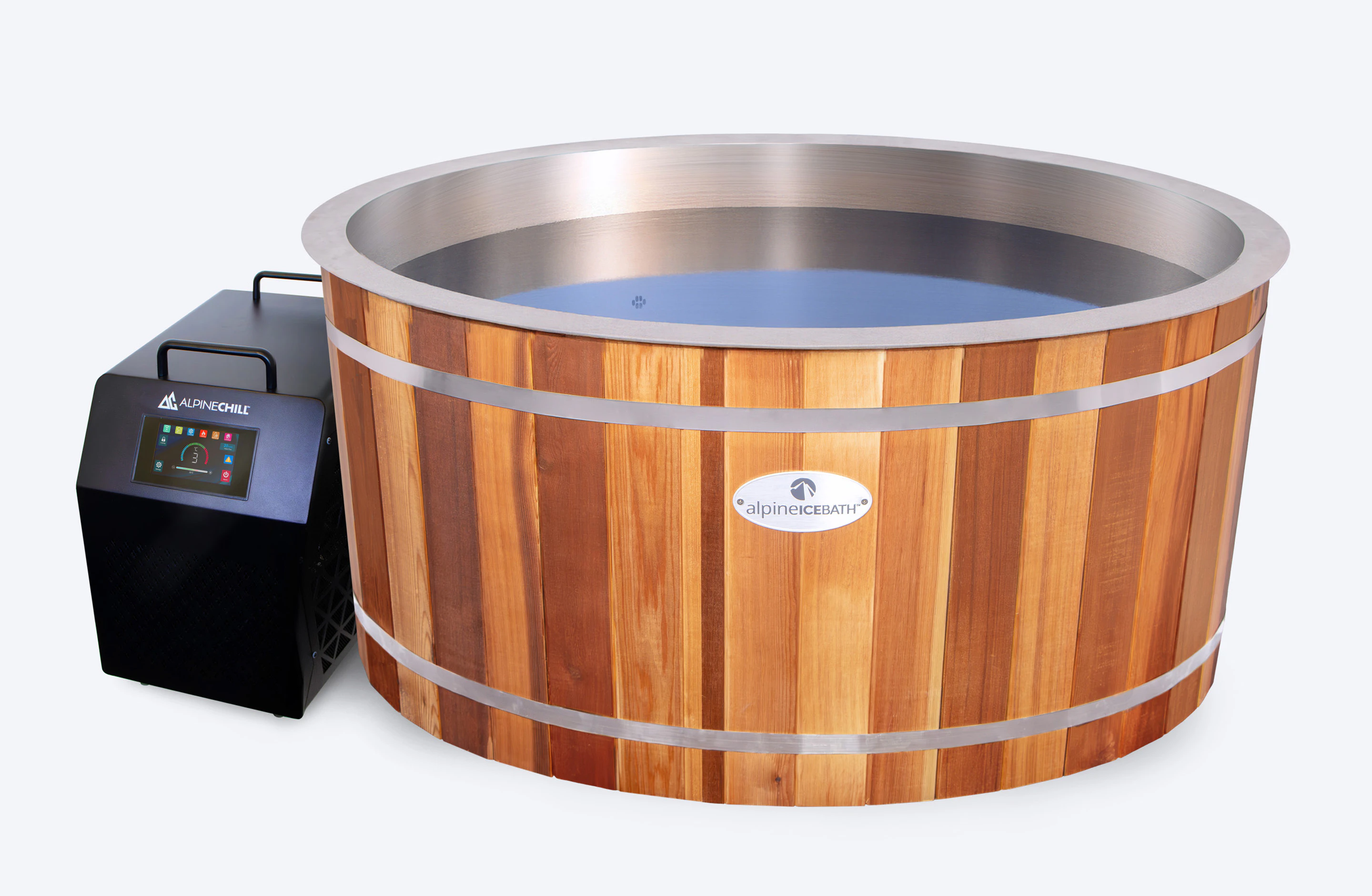 Infrared Barrel 4-Person Sauna + Apollo Ice Bath Combo | Alpine Spas™ NZ