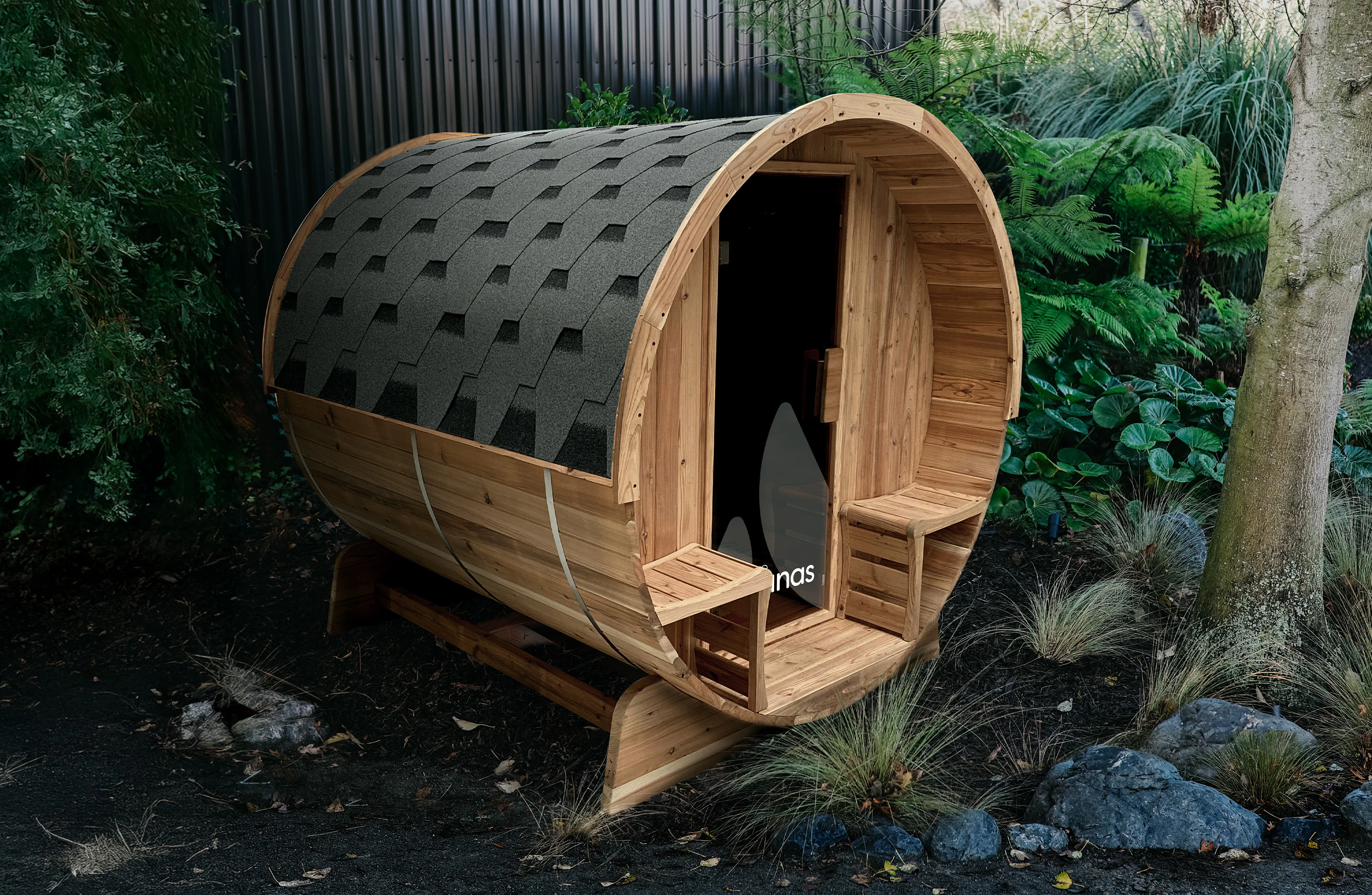 Barrel Sauna + Apollo Ice Bath Combo | Sauna & Cold Plunge | Alpine ...