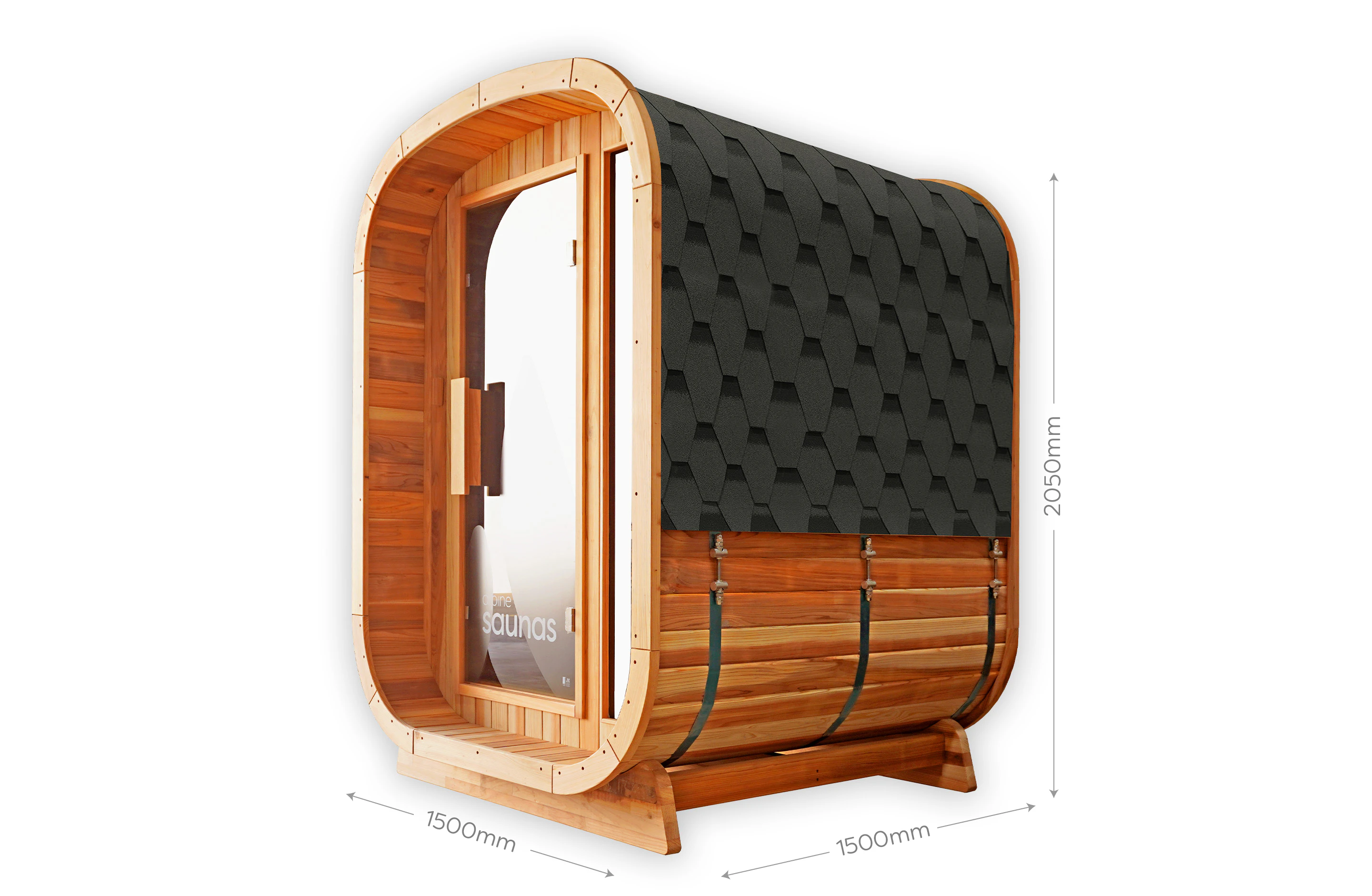 Niva 2-3 Person Outdoor Infrared Sauna + Apollo Ice Bath | Alpine Spas™ NZ
