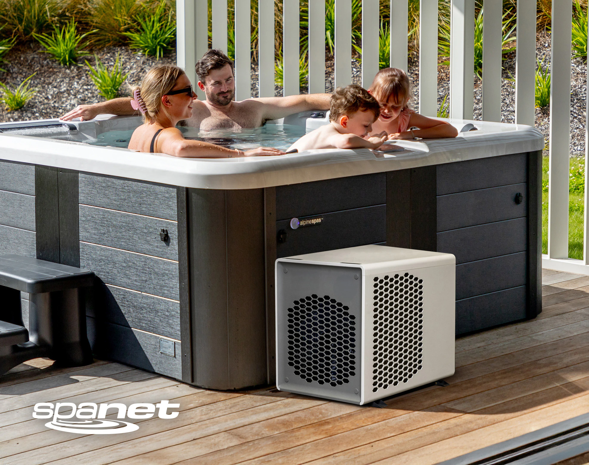 Matterhorn 6-Seater Spa + Copenhagen Infrared Sauna Combo | Alpine Spas™ NZ