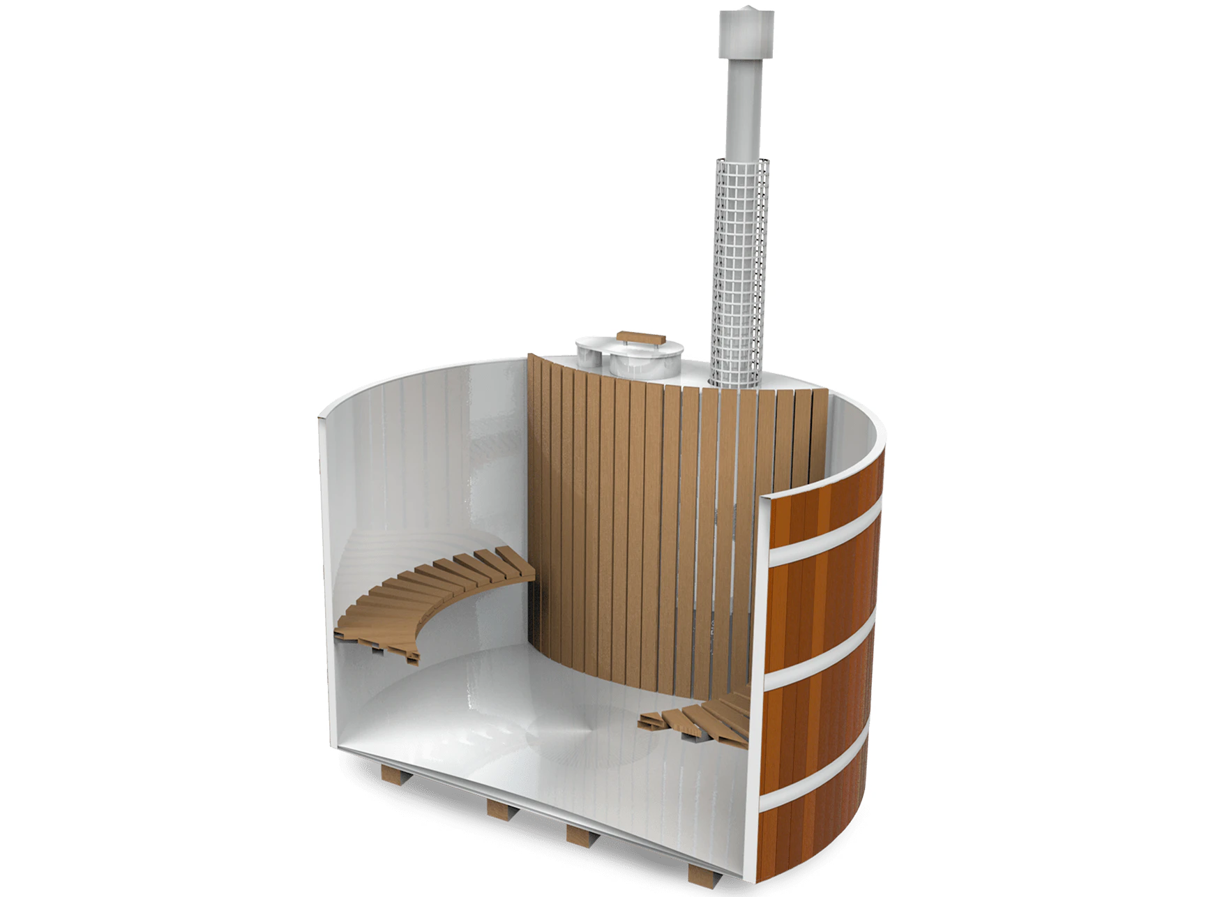 Aspiring | Spacious 6-Seater Wood Fired Hot Tub | Alpine Spas™ NZ